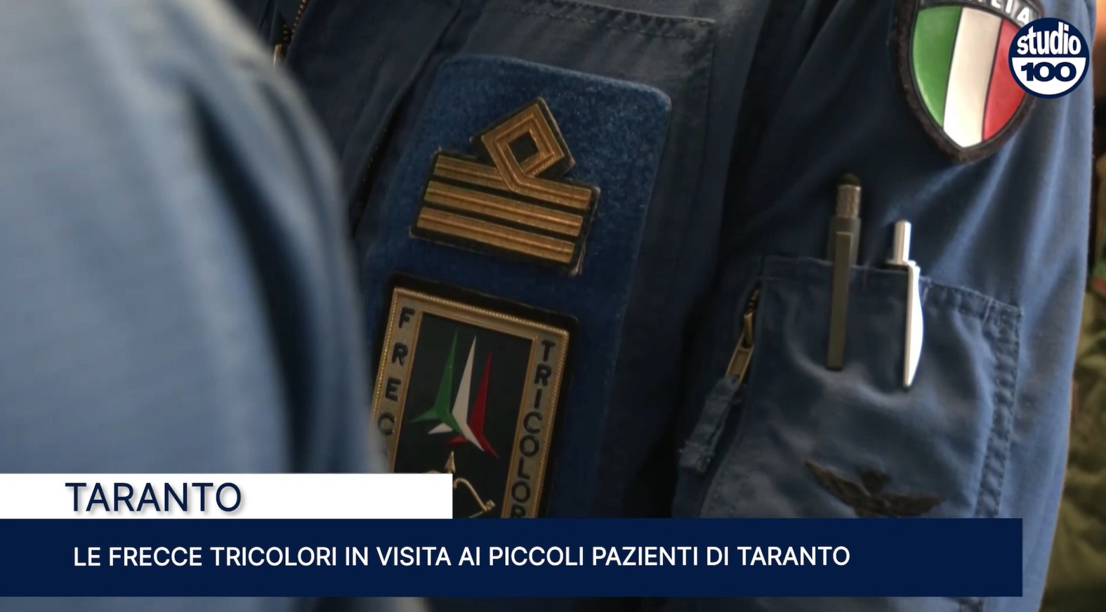 Le frecce tricolori in visita ai piccoli pazienti di Taranto - Studio 100